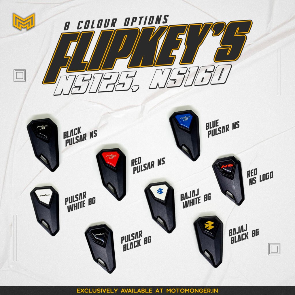 Flipkey for Bajaj Pulsar NS125, NS160 - motomonger.in
